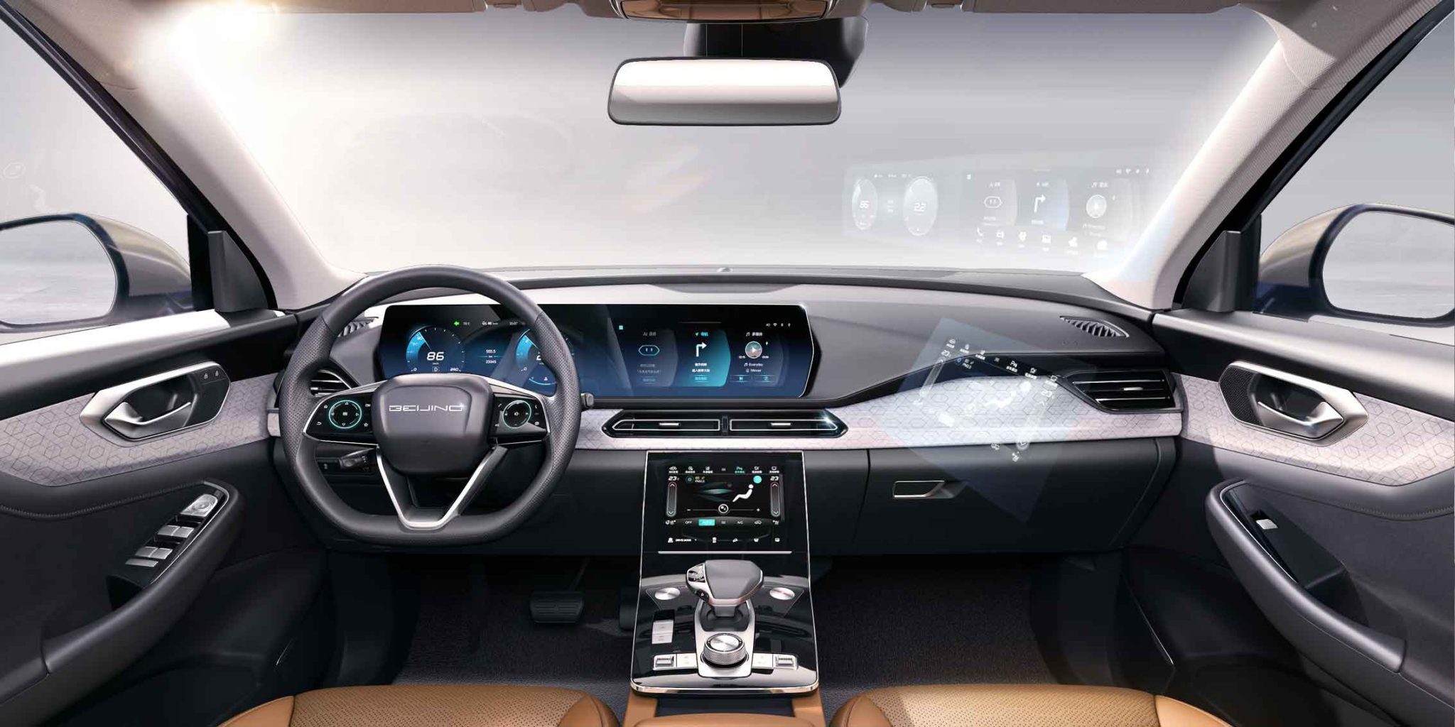 12.3-inch-dual-screen-design • BAIC